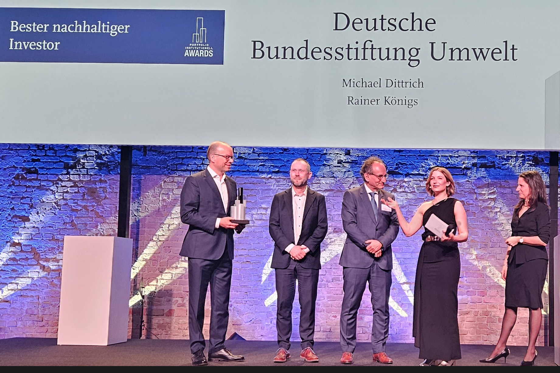 DBU mit zwei „Portfolio Institutionell Awards“ ausgezeichnet - DBU
